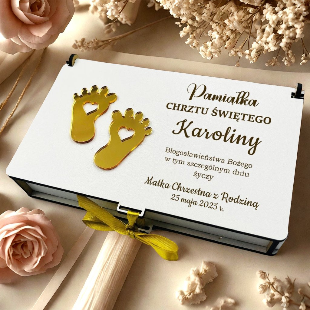 Pudełko na Pieniądze Chrzest - Prezent na Chrzest Święty Pamiątka Chrztu Świętego - Sklep ...